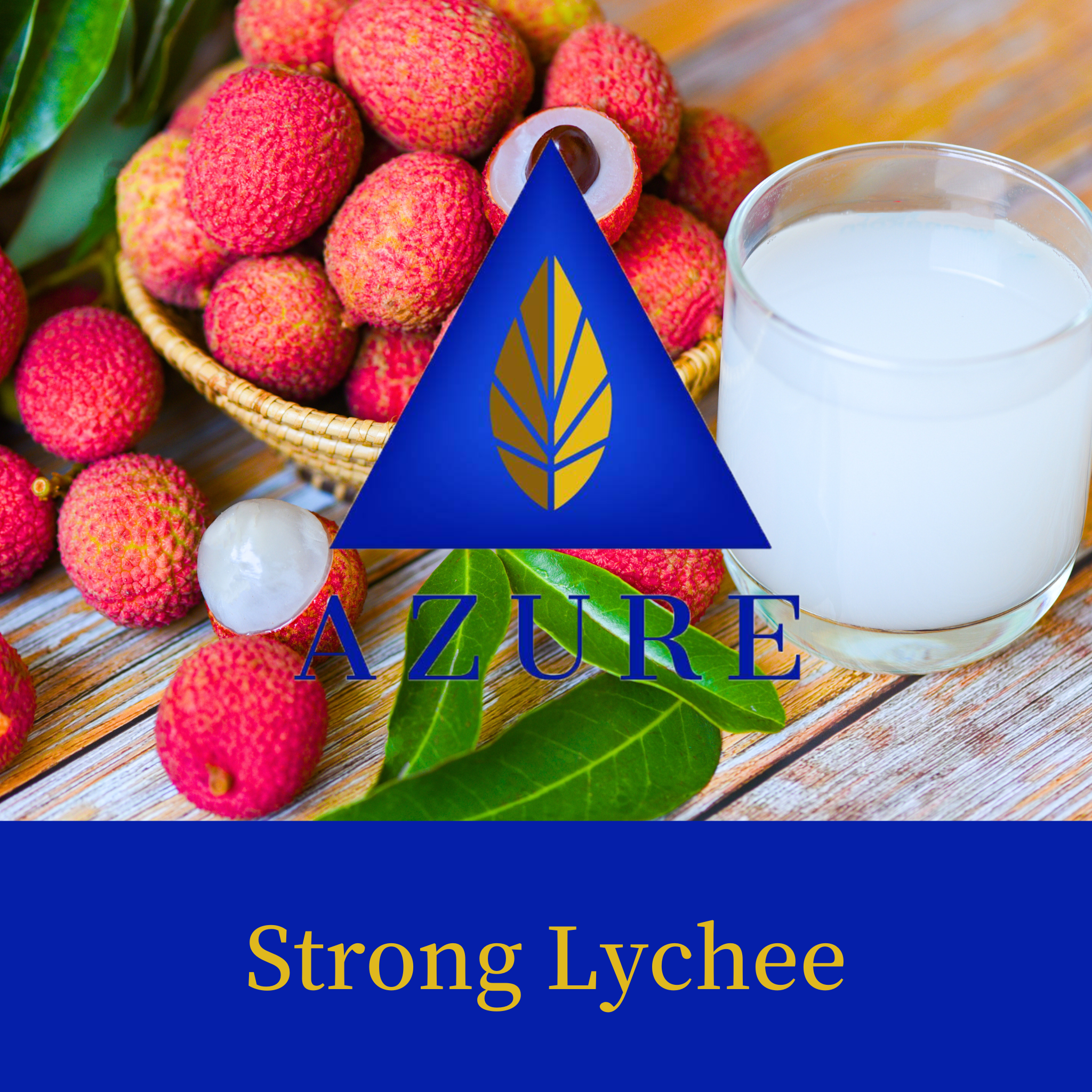 シーシャフレーバー｜【Gold Line】Strong Lychee 100g – AZURE – NEWEMO SHISHA